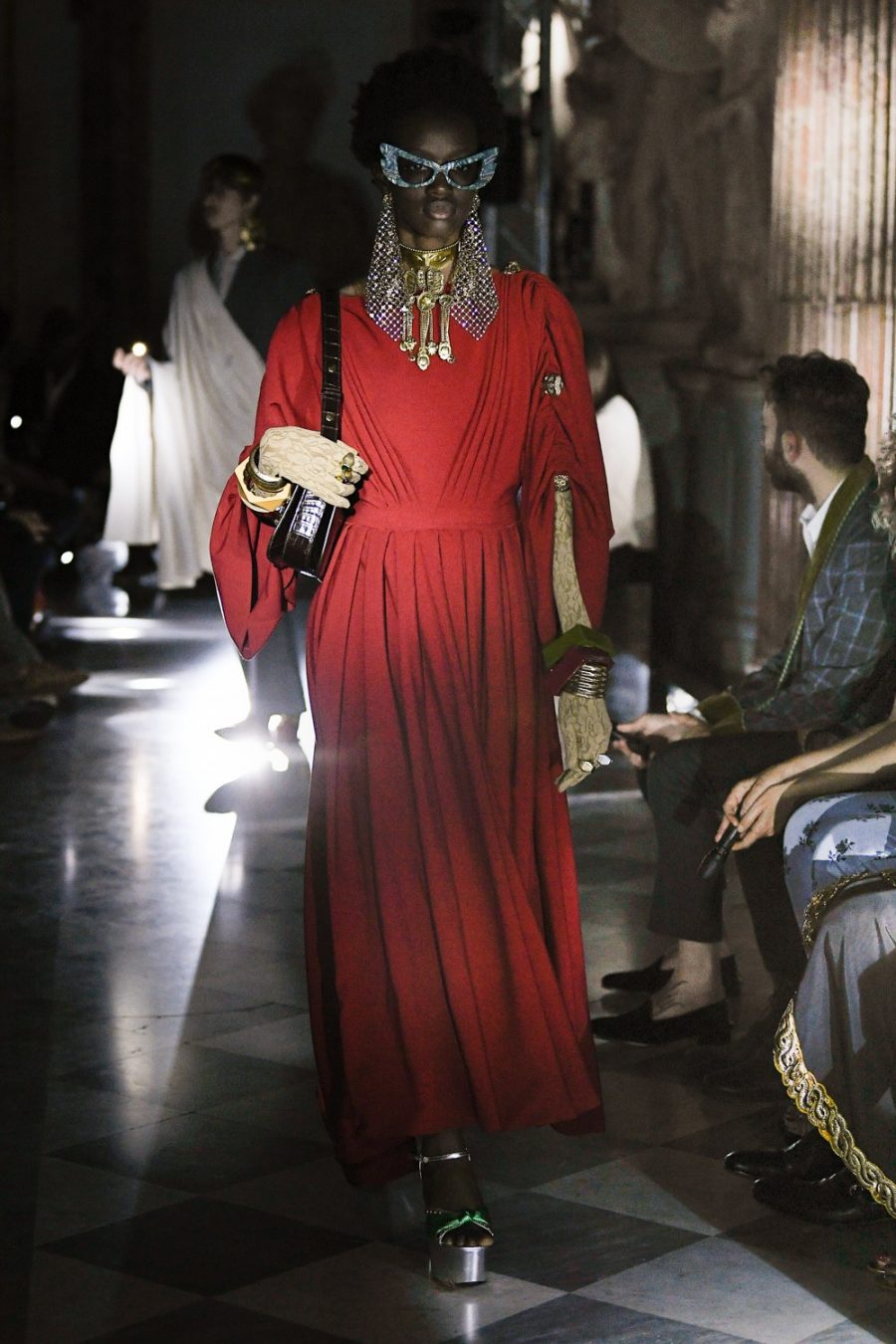 Iconic Uterus Dress at Gucci Resort 2020 Fashion Show | TrendBook Trend ...