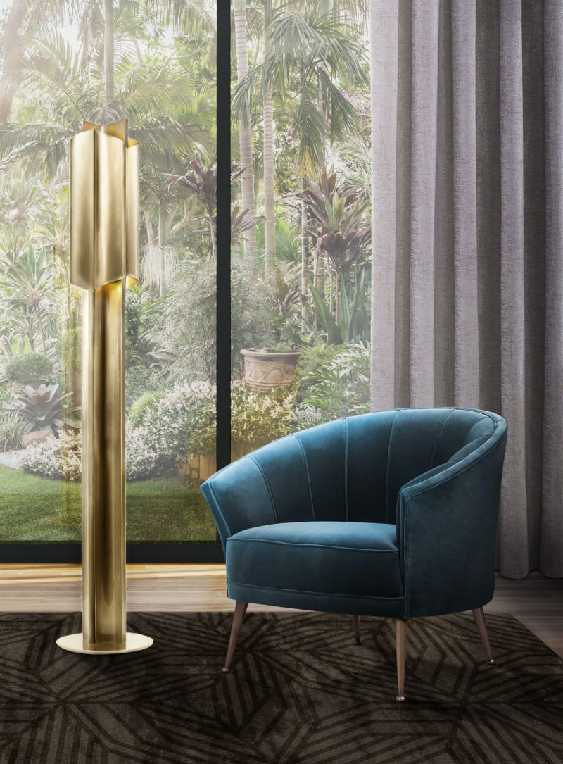 Interior Design Color-Midnight Blue, Modern Living Elegance